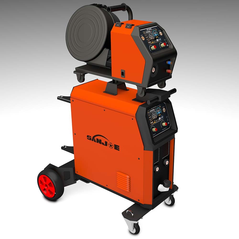 MG-500DS 500A IGBT MIG Welder Gmaw Welding Machine 2 Screen LCD Display ...