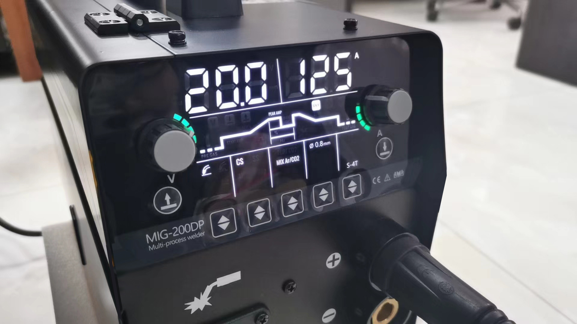 Big LED display 5kg Wire Spoon Gasless Aluminum MIG Welding Machine ...